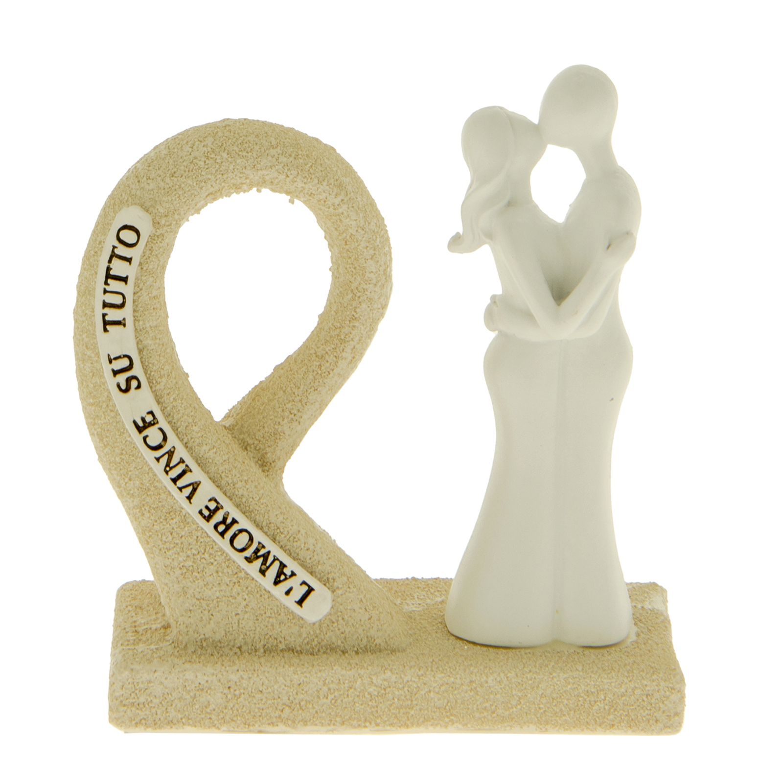 RIPRODUZIONE ARTISTICA SPOSI STILIZZATI SCULTURA BOMBONIERE NOZZE ...