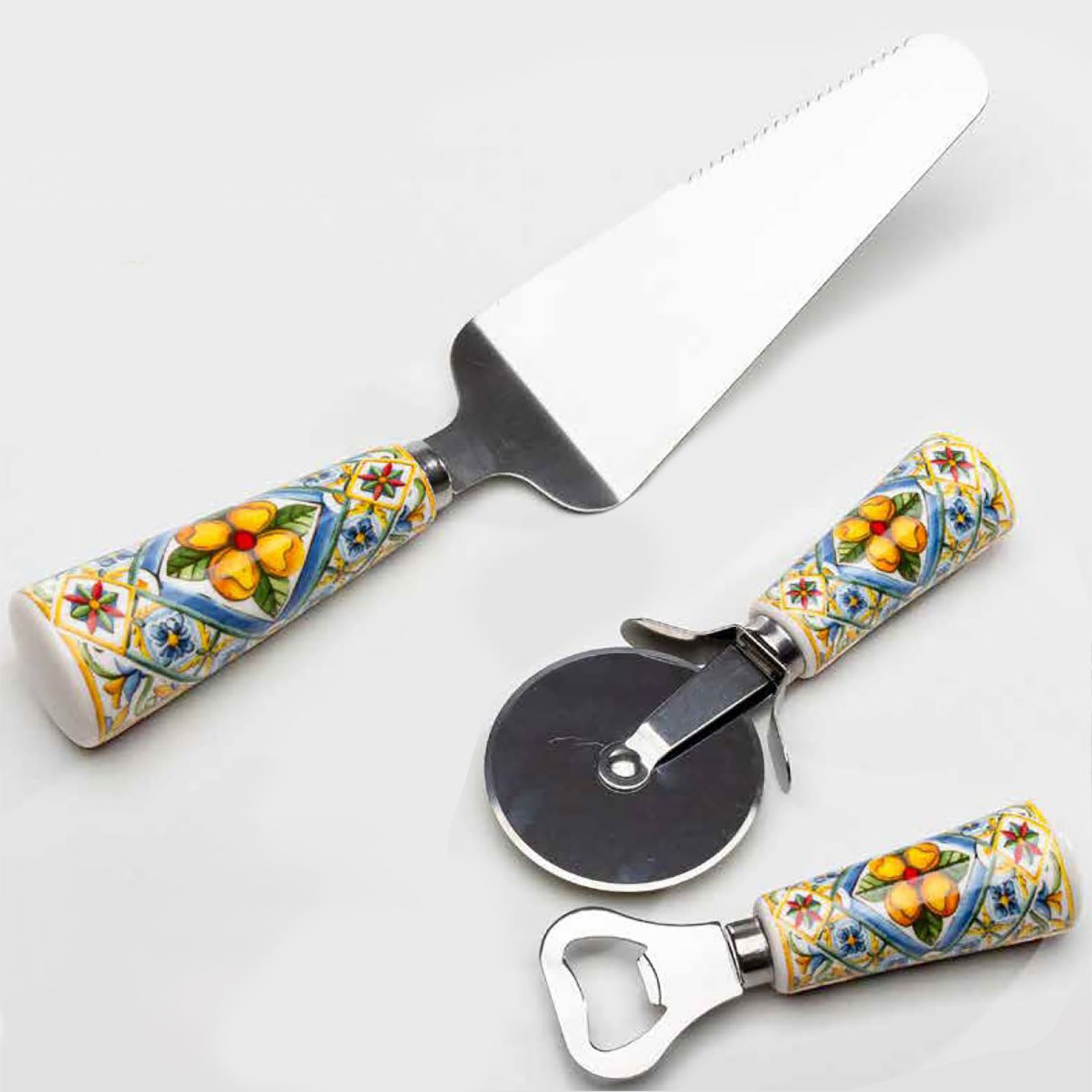 OGGETTI UTILI CUCINA PALA PER TORTE O TAGLIAPIZZA O APRIBOTTIGLIE ...