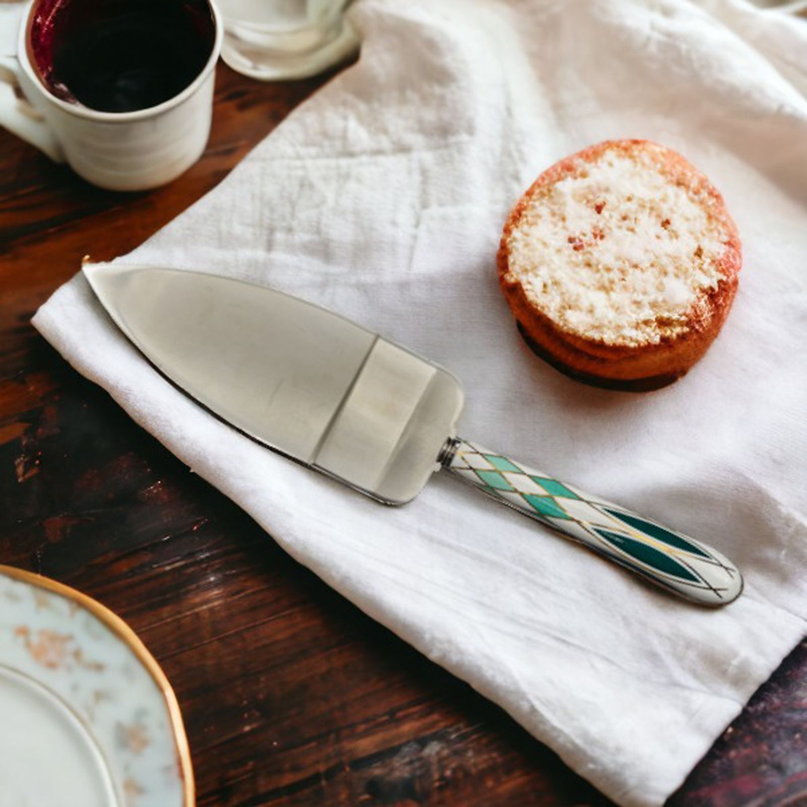 PALETTA PER TORTA ELEGANTE E RAFFINATA CON MANICO IN CERAMICA - Doni ...